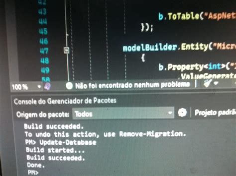 Erro Ao Executar Update Database Net 5 E Identity Implementando