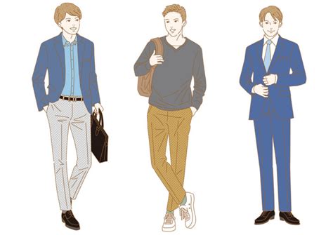 イラスト 人物イラスト 表紙イラスト ビジネス 書籍 挿絵 シンプル 線画 Webイラスト 男性 女性 ビジネスマン 会社員 ファッション