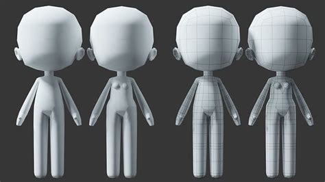 Mini Character 3d Model Cgtrader