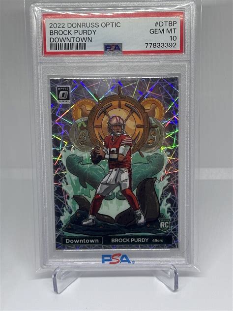 Brock Purdy 2022 Optic DT BP Downtown Price Guide Sports Card Investor