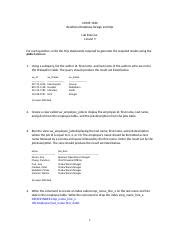 Lab Exercise Lesson Docx Comp Relational Database Design And