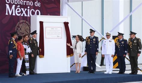 Sheinbaum conmemora 110 años de la Fuerza Aérea e inaugura Base Militar
