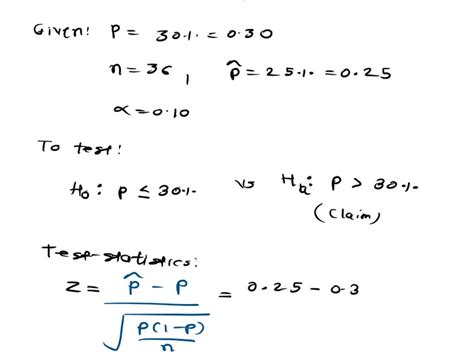 Solved For Each Exercise Perform The Steps Below 1 Identify The Claim And State Ho And Ha 2