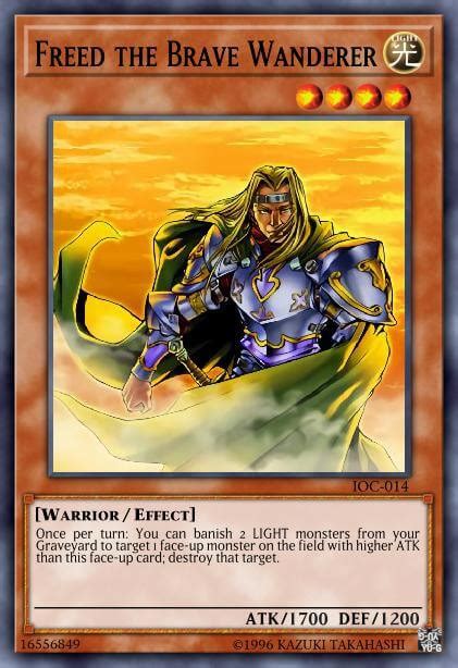 Freed The Brave Wanderer Yu Gi Oh Tcg Ygo Cards