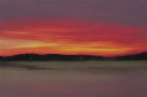 Premium Ai Image Red Sky