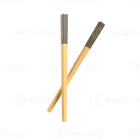 Chop Stick 3d Illustration Rendering 11298803 Png