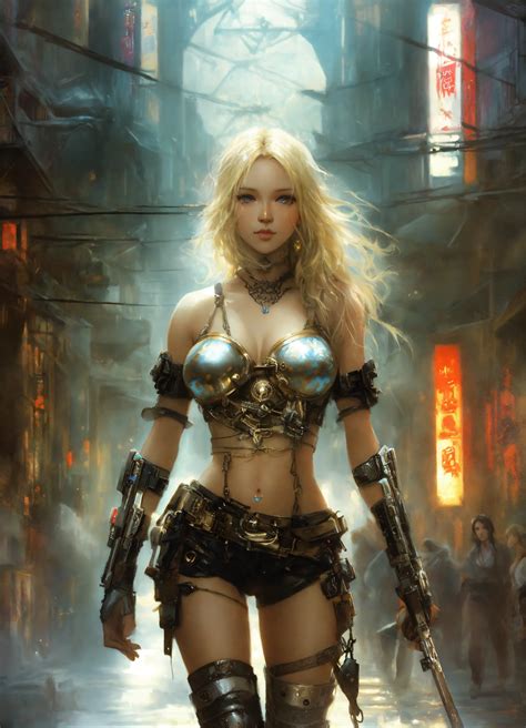 Lexica Girl Walking Away With Perfect Body As Royal Cyberpunk Dd