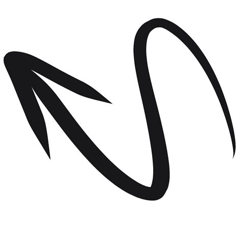 Free Dibujado A Mano Flecha Clipart Fondo Transparente 15081814 PNG