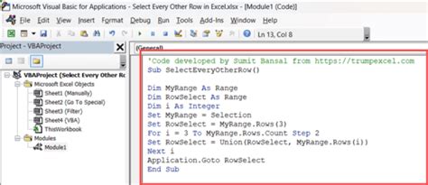 Select Every Other Row In Excel 3 Easy Ways
