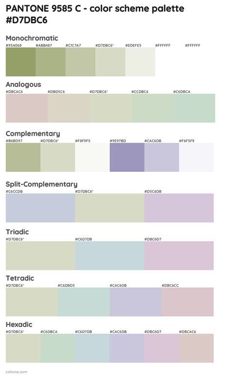 Pantone C Color Palettes Colorxs