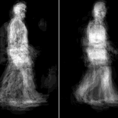Comparison Between Gait Energy Images From Casia Dataset B And Our