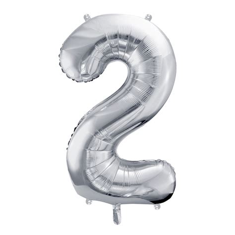 Party Deco Balon Foliowy Cm Srebrna Cyfra Pan Talerzyk