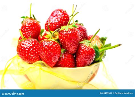 Morangos Frescas Foto De Stock Imagem De Chefe Prado