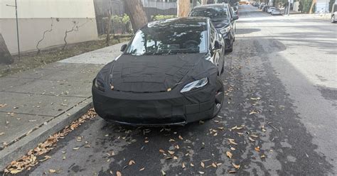 Ludicrous Un Prototype De La Nouvelle Tesla Model 3 Performance