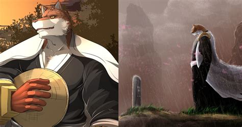 Bleach 10 Sajin Komamura Fan Art Pictures Straight From The Anime