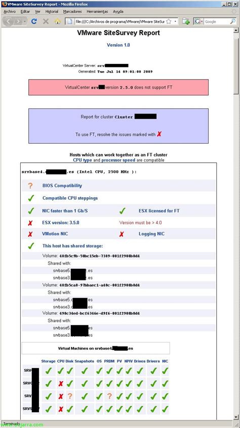 VMware SiteSurvey Y CPU Identification Utility Blog Bujarra
