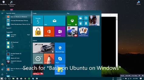 How To Install Bash In Windows 10 Youtube