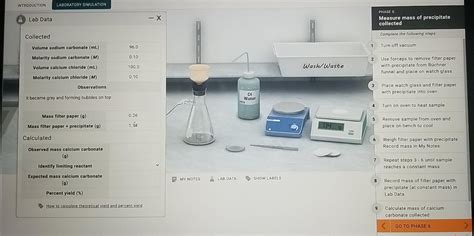 Solved Introduction Laboratory Simulation Lab Data X Phase
