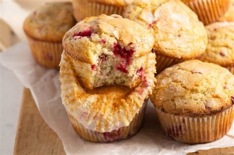 Lemon Raspberry Muffins With Glaze Insanely Good