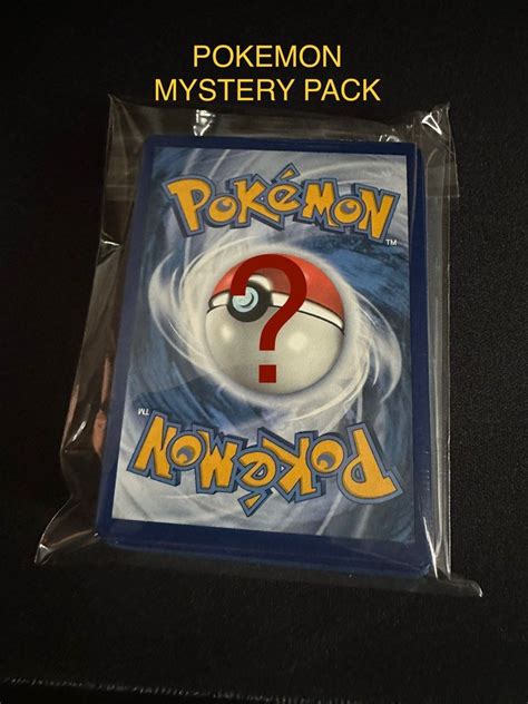 Pokemon Mystery Pack Hobbies And Toys Toys And Games On Carousell
