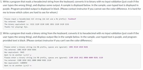 Solved 1 Write A Program That Reads A Hexadecimal String