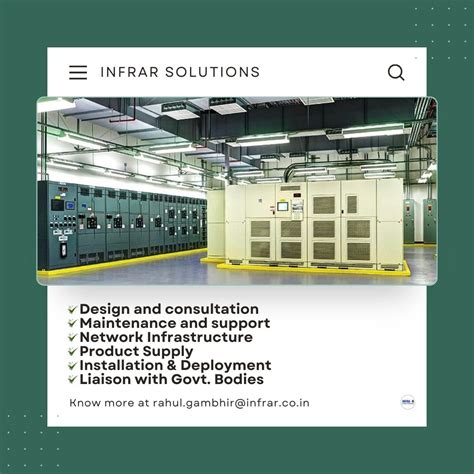 Infrar Solutions On Linkedin Electricworks Civil Datacenter Telecom Industry