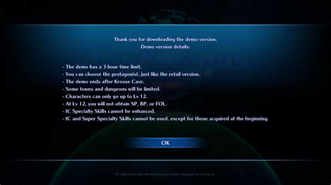 the second story r demo details r starocean