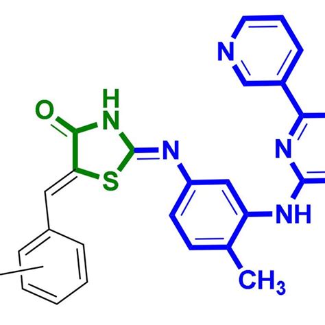 Structures Of Imatinib And 4 Thiazolidinone Bearing Imatinib Analogs