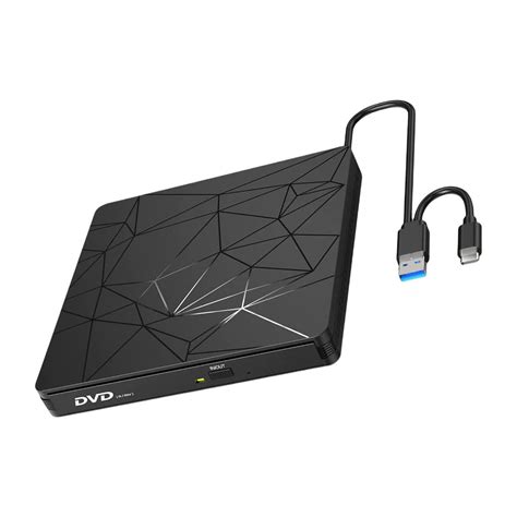 Portable External Disc Reader Drive Usb 30 Type C For Laptop Desktop