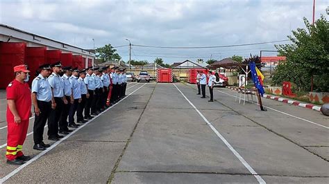 Zi festivă pentru pompierii militari călărășeni 105 cadre ale ISU