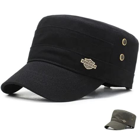 Men Women Army Cap Cadet Military Patrol Castro Hat Golf Driving Summer