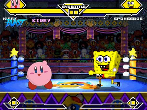 Mugen Kirby Vs Spongebob By Redkirb On Deviantart