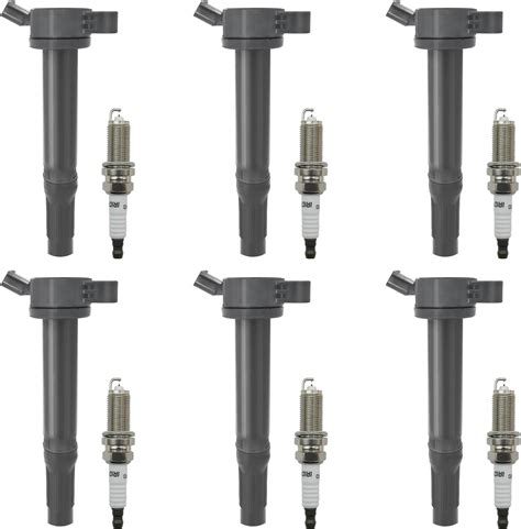 Amazon Set Of 6 Ignition Coils Spark Plugs For Toyota Sienna