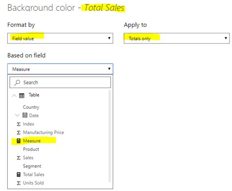 Solved Matrix Subtotal Highlight Microsoft Power Bi Community