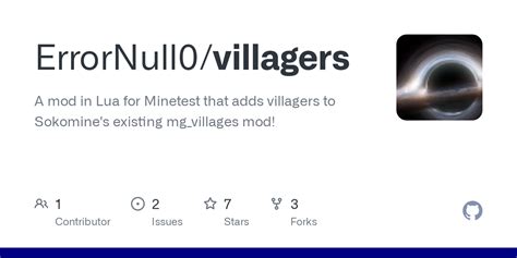 Github Errornull0villagers A Mod In Lua For Minetest That Adds