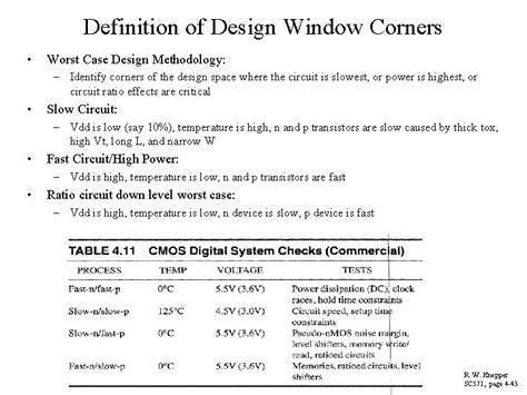 Cmos Design With Delay Constraints Design For Performance