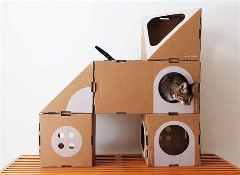 Diy Cardboard Cat House