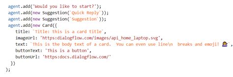 Google Cloud Platform How To Show Rich Response Buttons Chips Using Dialogflow Fulfillment