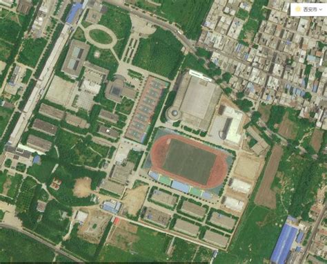 衛星圖看西安高校：白鹿原大學城（財經行知、海棠、汽車學院） 每日頭條