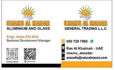 Aoa Shams Al Madar Required Qs Kindly Whatsapp Or Email Ur Cv