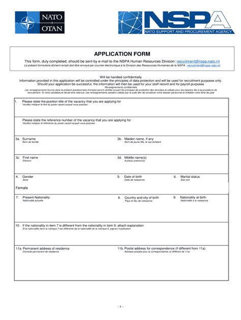 Nspa Application Fill Online Printable Fillable Blank PdfFiller