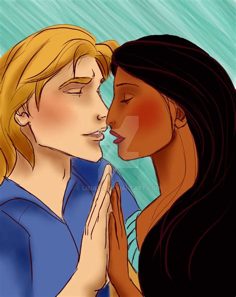 Disney Kisses Pocahontas And John Smith By Lisuli79 On Deviantart