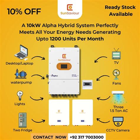 10 Off On Sunsaviour 10kw Alpha Hybrid Solar System Youtube