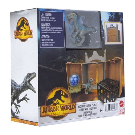 Mattel Jurassic World Chaos Playset Micro Collection Toy Mini
