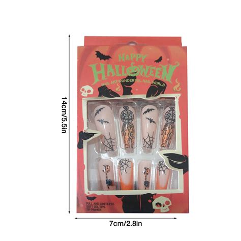 Wearable Nail Stickers Manicure Tip Nails Clear On Nails Short Coffin