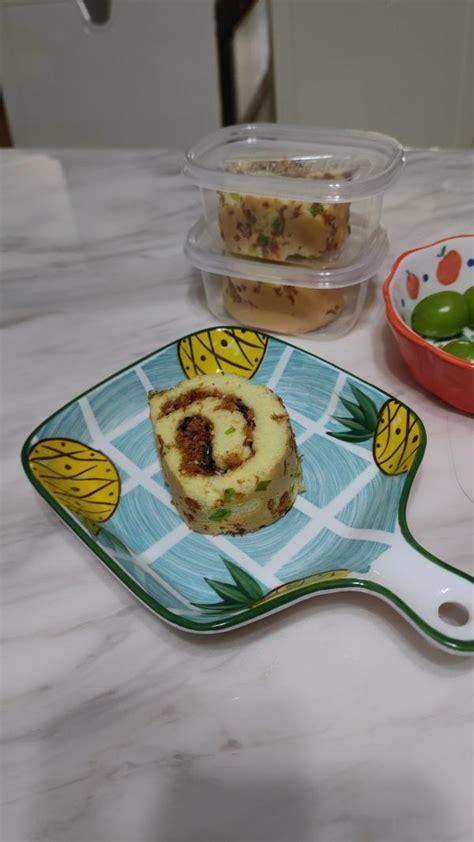 【香葱肉松蛋糕卷这样做‼️满屋飘香（小视频食谱）图片】疾风知劲草0305下厨房