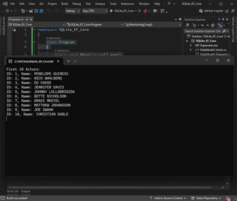 Connect To Sqlite With Entity Framework Core — C Guide
