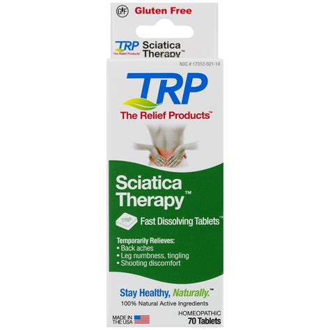 The Relief Products® Sciatica Therapy® Fast Dissolving Tablets 70