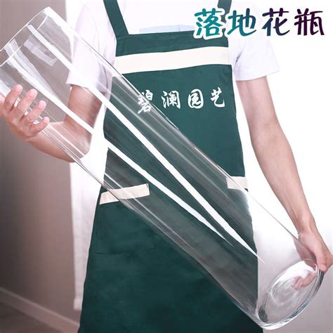 【新款上市】透明花瓶 花器 包郵落地直筒水培富貴竹加厚透明玻璃花瓶魚缸婚慶路引水晶花瓶 蝦皮購物