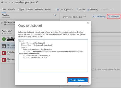 Universalpackages0 通用包 V0 任务 Microsoft Learn